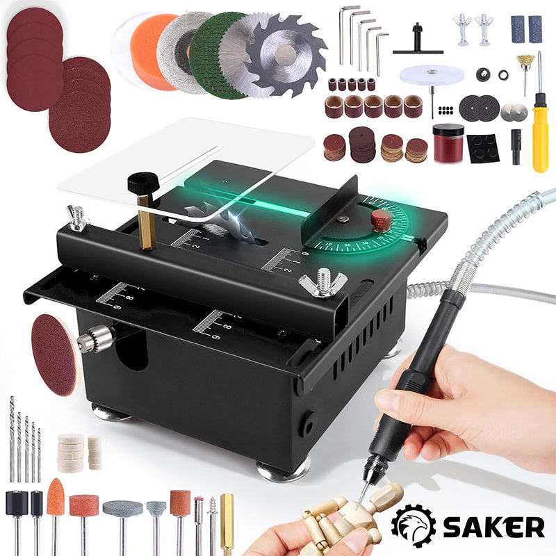 SAKER® Mini Multi-Functional Table Saw – Shopsaker