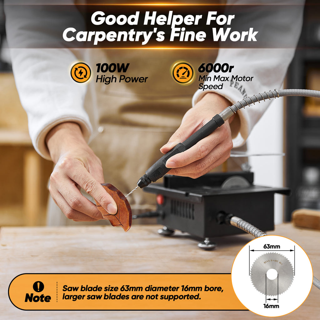 SAKER® Mini Multi-Functional Table Saw – Shopsaker